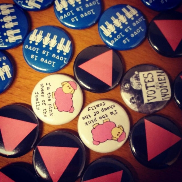 We've been making button badges since 2010. by CampdaveBadges