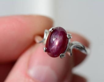 Star ruby ring | Etsy