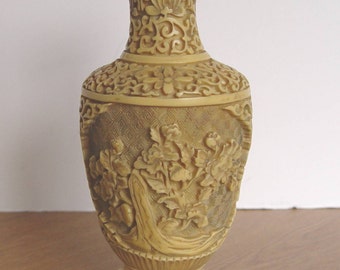 Carved faux ivory | Etsy