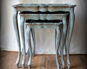 Unique nesting tables related items | Etsy