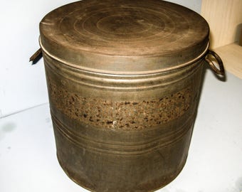 Vintage lard tin | Etsy