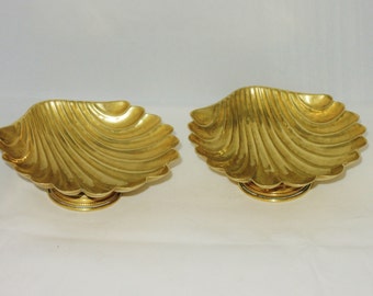 Brass shell dish | Etsy