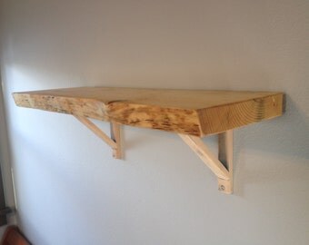 Live edge shelf | Etsy