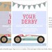 Editable Powder Puff Derby Invitations Flyers and Hand-outs