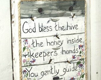 Beekeeper signs | Etsy