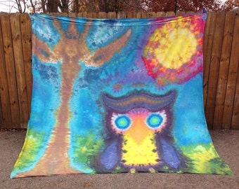 Tie dye owl | Etsy