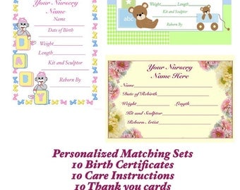 Birth certificate | Etsy