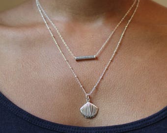 Sea shell necklace | Etsy