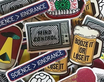 Random stickers | Etsy