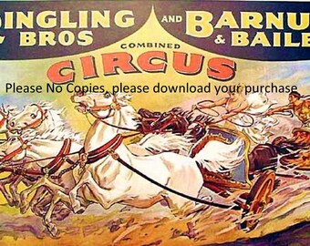 Gargantua Gorilla Circus Poster Ringling Bros Barnum & Bailey