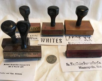 Vintage rubber stamp | Etsy