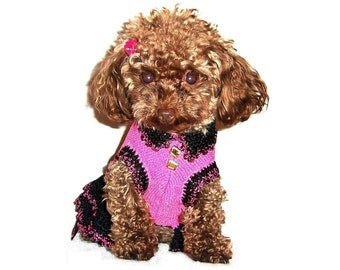 Couture dog dress | Etsy