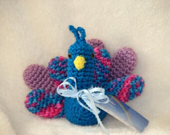 Peacock stuffed toy | Etsy