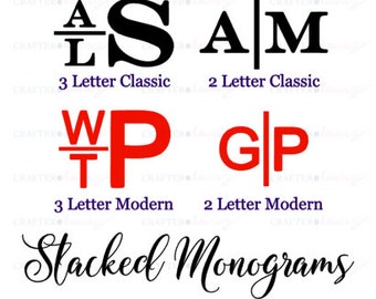 Masculine monogram | Etsy