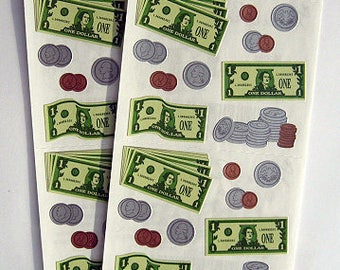 Money stickers | Etsy