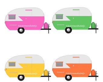Camper clip art | Etsy