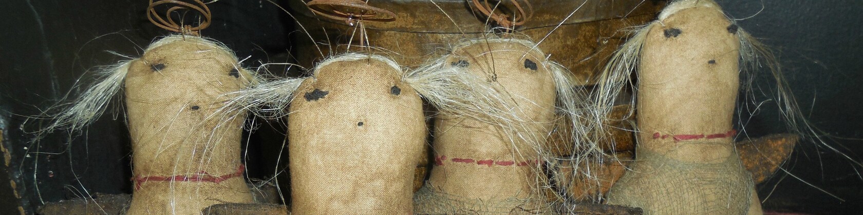 Handmade Primitive & Folk art Dolls by CrowsRoostDolls on Etsy