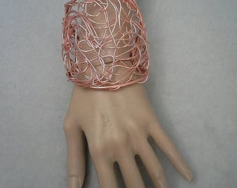 Wire bracelet cuff | Etsy