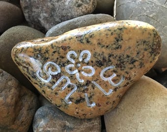 Inspirational stones | Etsy