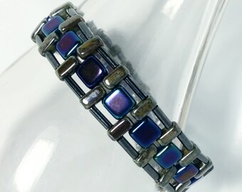 Items similar to Woven Bead Ring - Interchangeable Bead Ring - Sterling ...