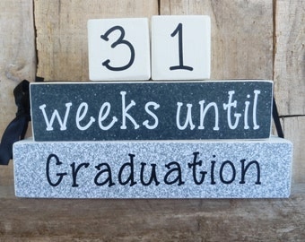 Graduation countdown | Etsy