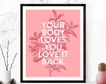 Body positive art | Etsy