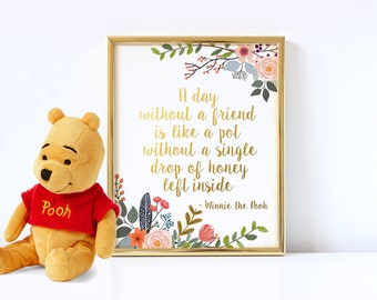 Winnie pooh letters | Etsy