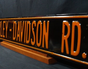 Harley davidson sign | Etsy