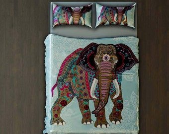 Elephant duvet cover | Etsy