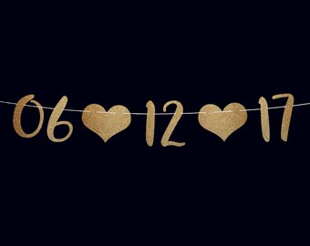 Save the date banner | Etsy