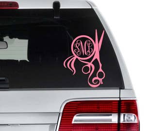 Hair stylist decals | Etsy