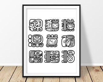 Mayan art | Etsy