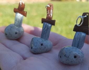 Polymer clay sword | Etsy