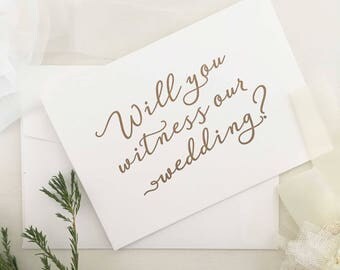 Witness card | Etsy