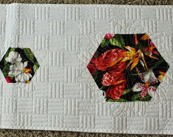 Hexagon table runner | Etsy