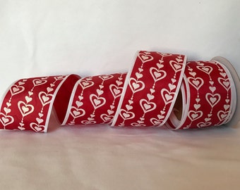 Pink wired ribbon | Etsy