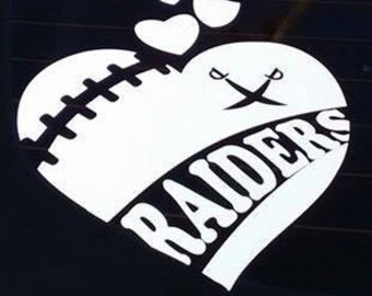 Raiders decal | Etsy