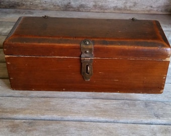 Antique wood box | Etsy