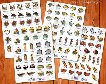Meal choice stickers | Etsy