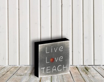 Live love teach | Etsy