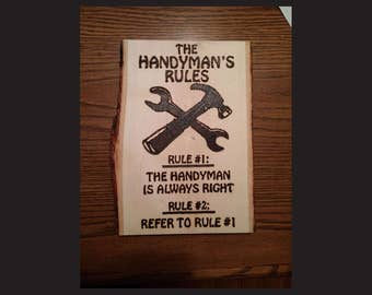 Handyman sign | Etsy