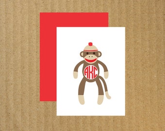 Monkey thank you | Etsy