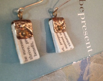 Wire word earrings | Etsy