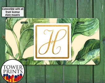 Tropical name tag | Etsy