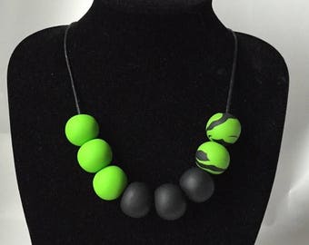 Big bead necklace | Etsy