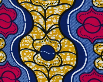 Pink african fabric | Etsy