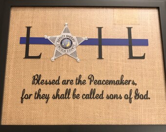 Last name framed | Etsy