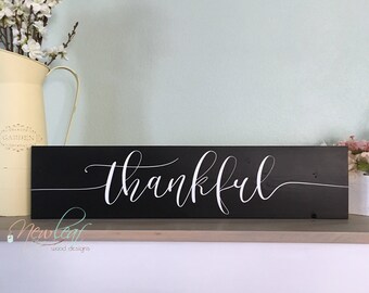 Be thankful signs | Etsy