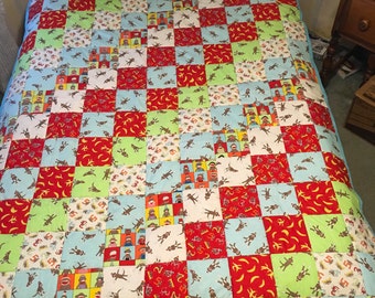 Sock monkey quilt | Etsy