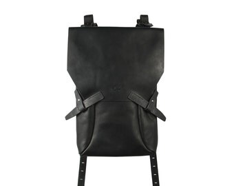 Leather backpack men | Etsy